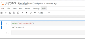 주피터 노트북(jupyter notebook) 설치 및 사용방법 - 끊임없이 진화하라..